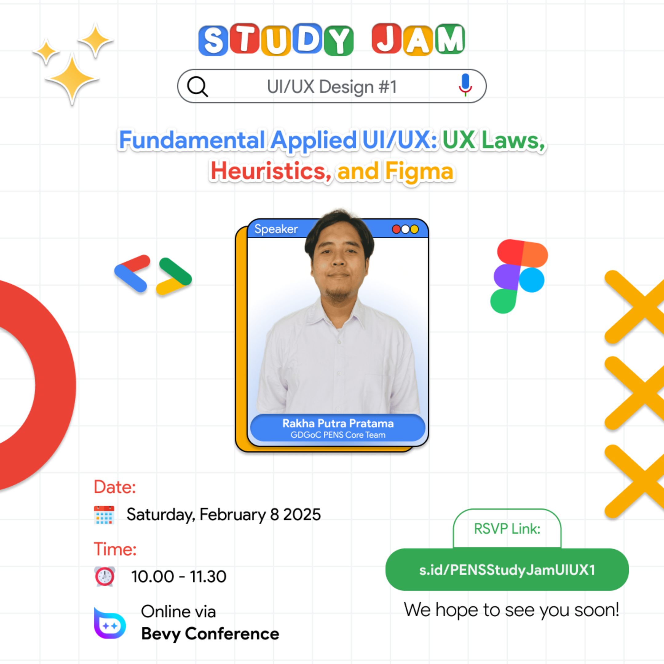 See Study Jam: UI/UX Design #1 at Google Developer Groups GDG on Campus Politeknik Elektronika ...